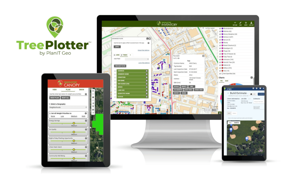 TreePlotter Software Suite - Tree Mapping Software - PlanIT Geo™