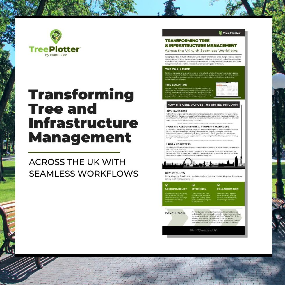Transforming Tree and Infrastructure Management | TreePlotter™ INVENTORY